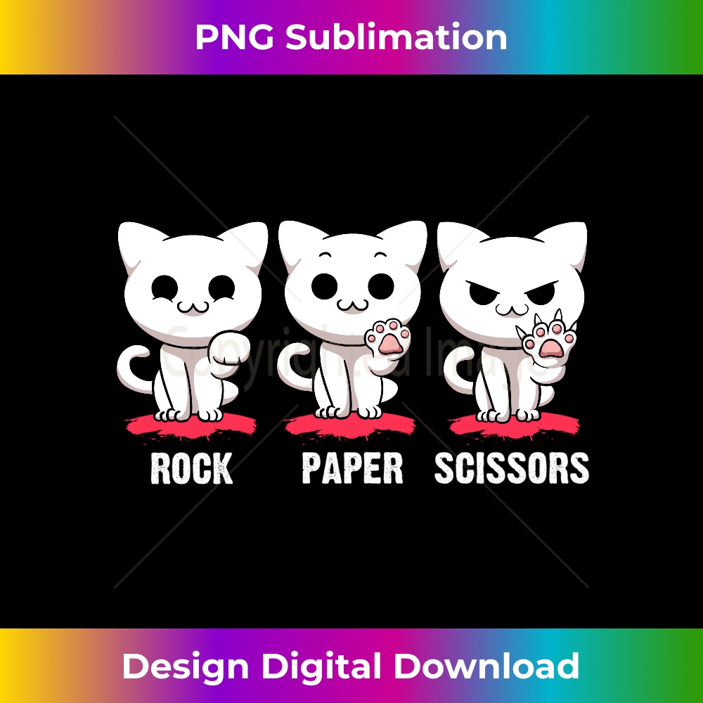 Cat Rock Paper Scissors Cute Cat Paws Funny Cat Kitty Lover | Inspire ...