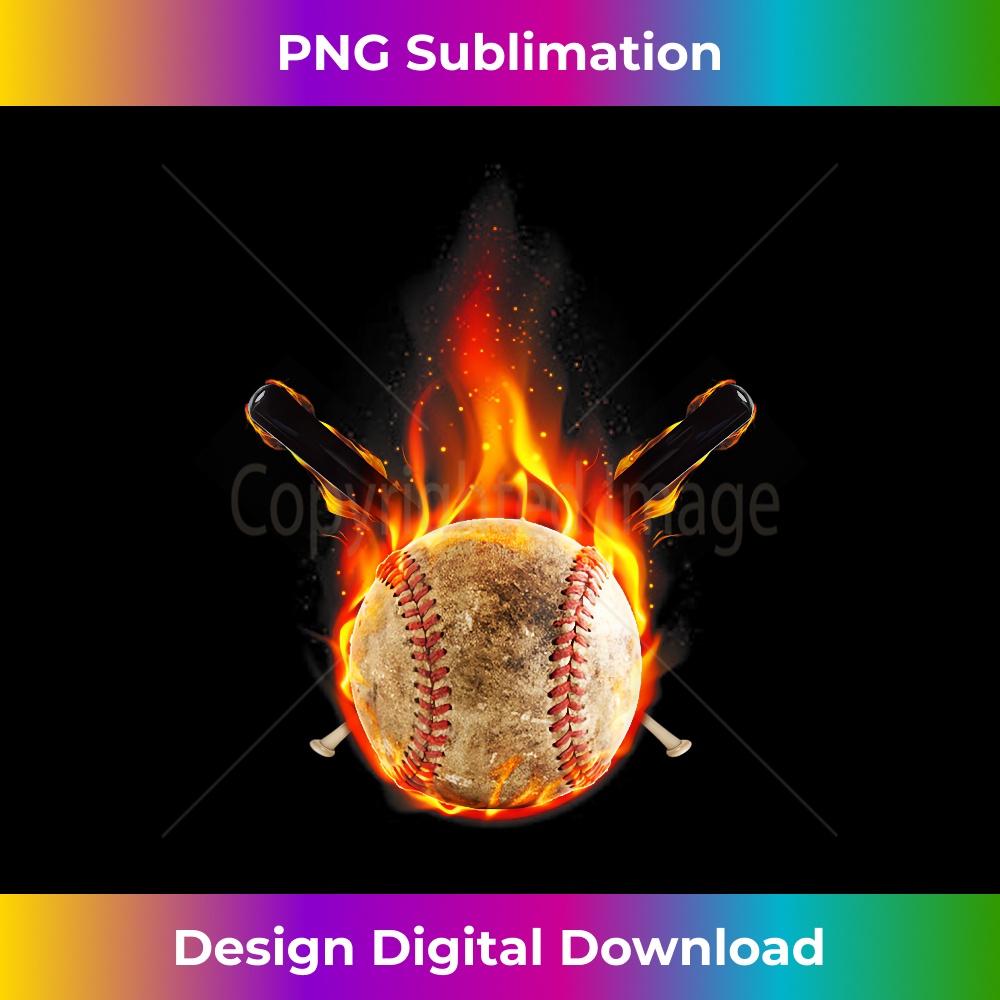 Fire Flame Design Baseball bat Burning Baseball - Sublimatio | Inspire ...