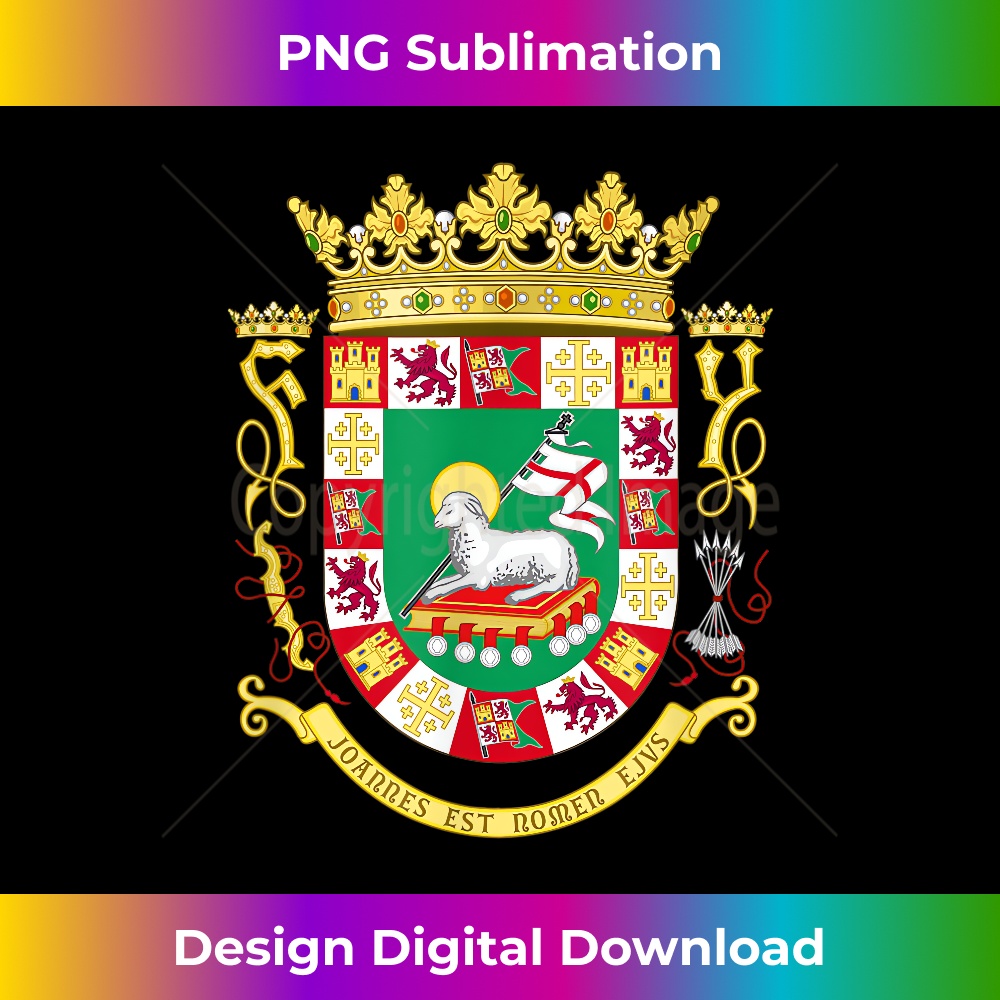 Escudo de Puerto Rico - Innovative PNG Sublimation Design - - Inspire ...