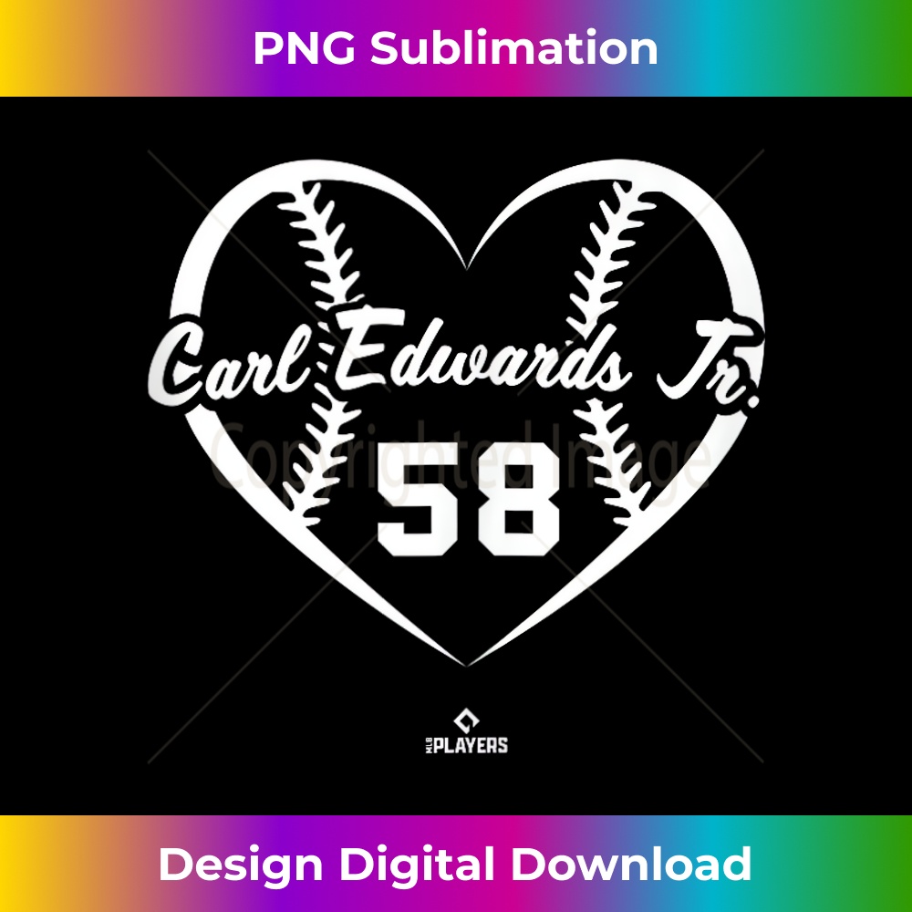 Baseball Heart Number Carl Edwards Jr Washington MLBPA Tank | Inspire ...