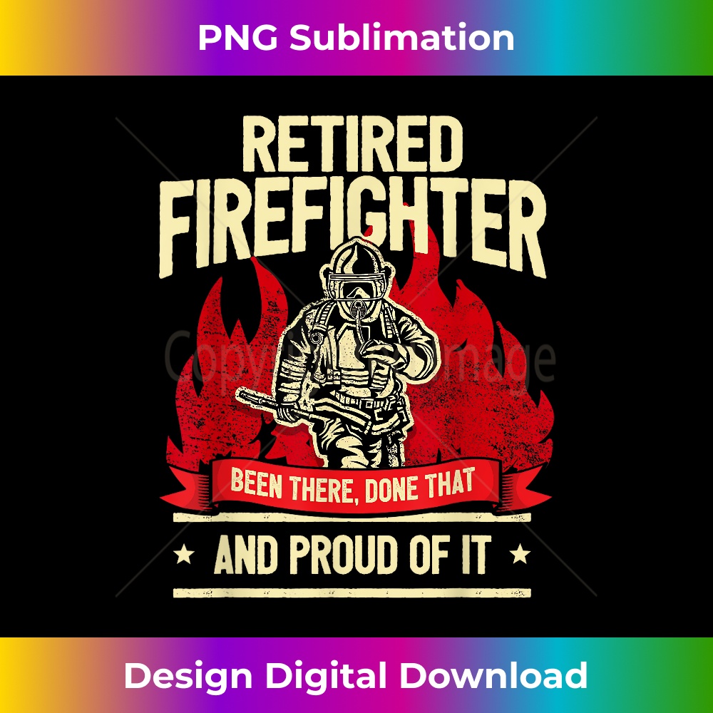 Retired Fire Fighter I Fire Department I Retirement - Deluxe | Inspire ...
