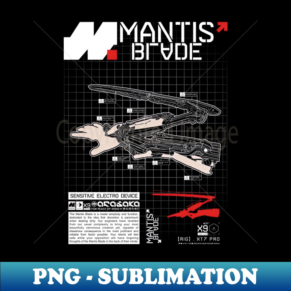 Mantis Blades - Digital Sublimation Download File - Create w | Inspire ...