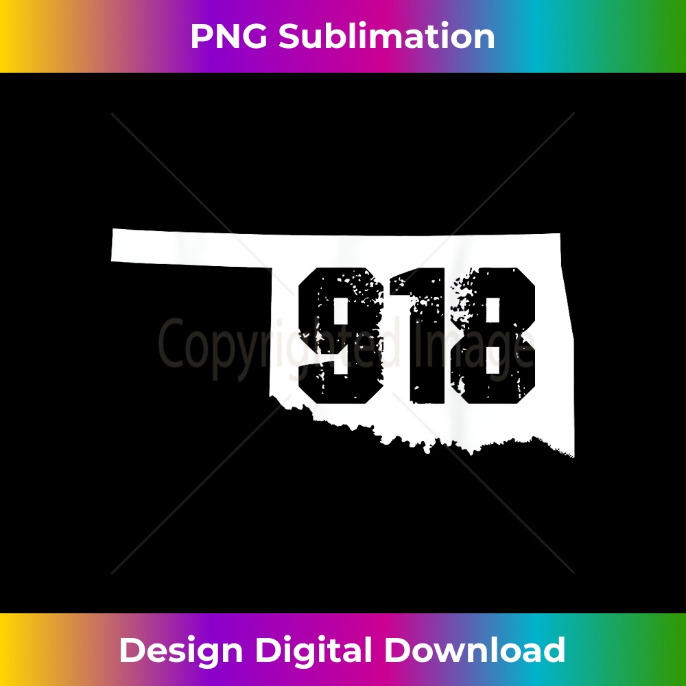Tulsa, Oklahoma State 918 Area Code - Luxe Sublimation PNG D | Inspire ...