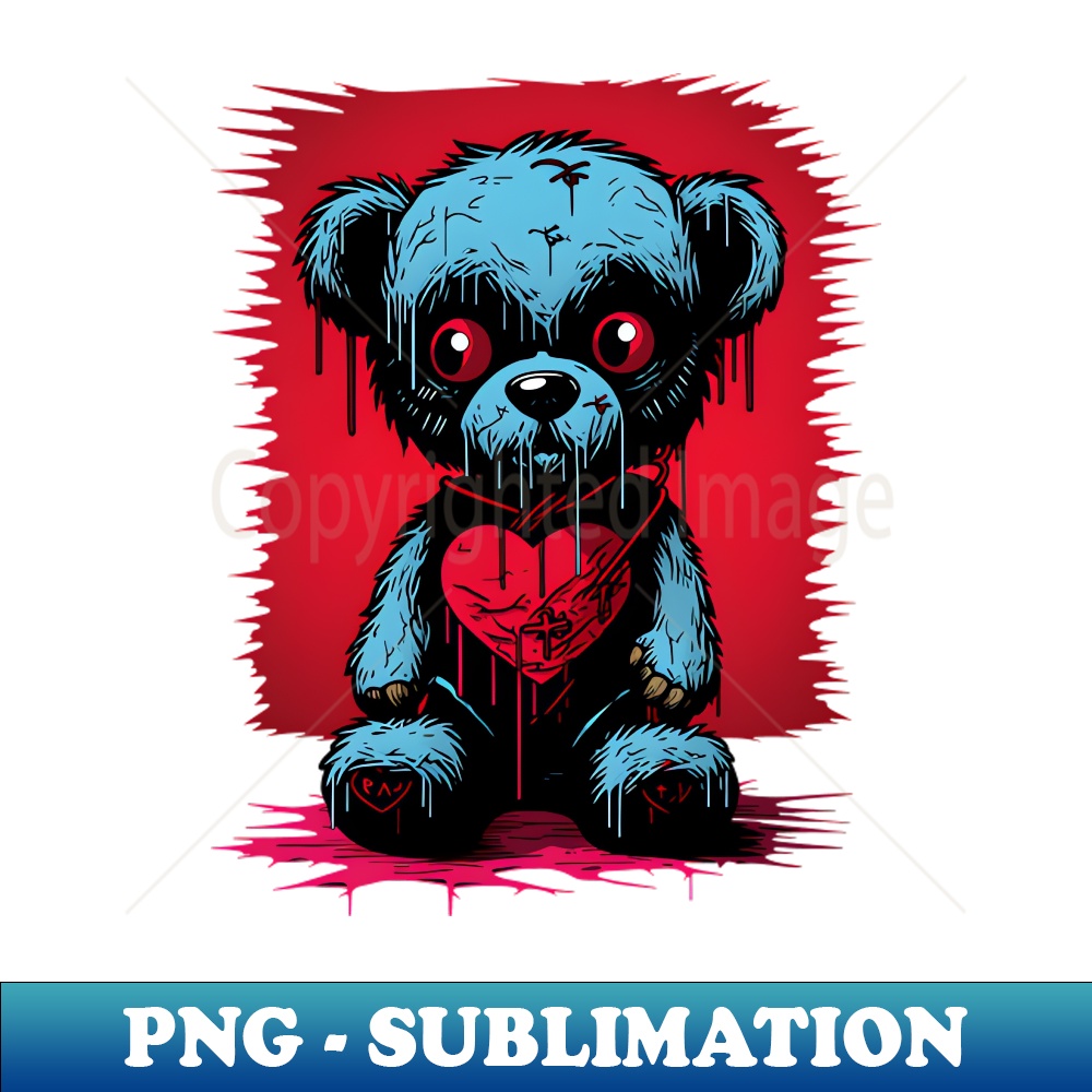 Sad Teddy Bear - Emo Style - Aesthetic Sublimation Digital F | Inspire ...