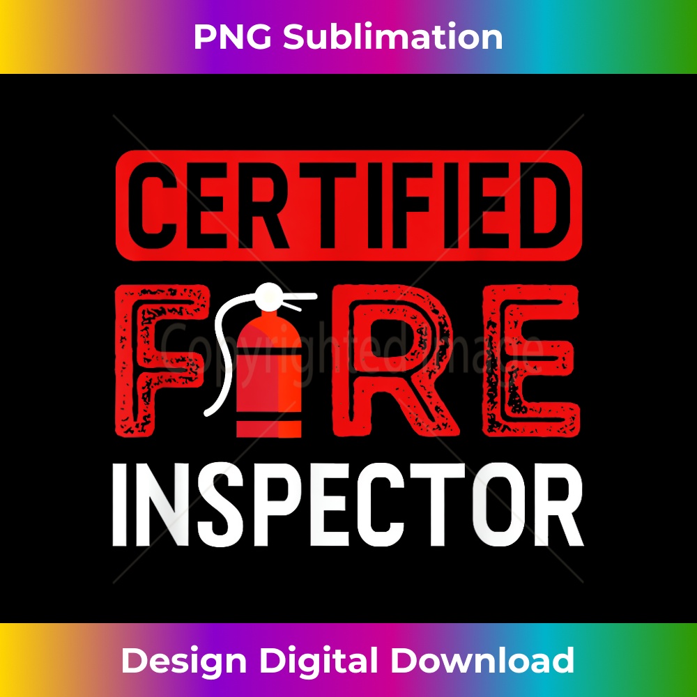 Certified Fire Inspector Gift For Firefighter - Futuristic P | Inspire ...