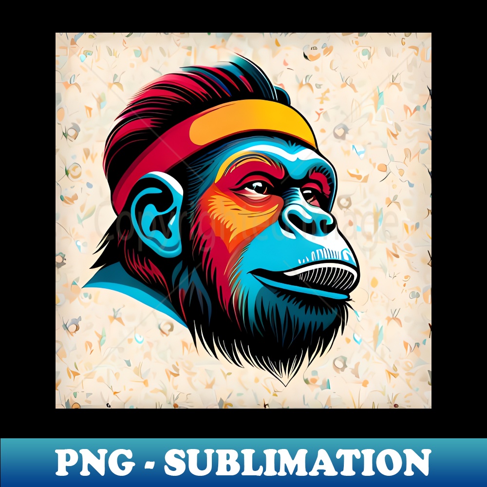 Graffiti Ape - Elegant Sublimation PNG Download - Create wit - Inspire ...
