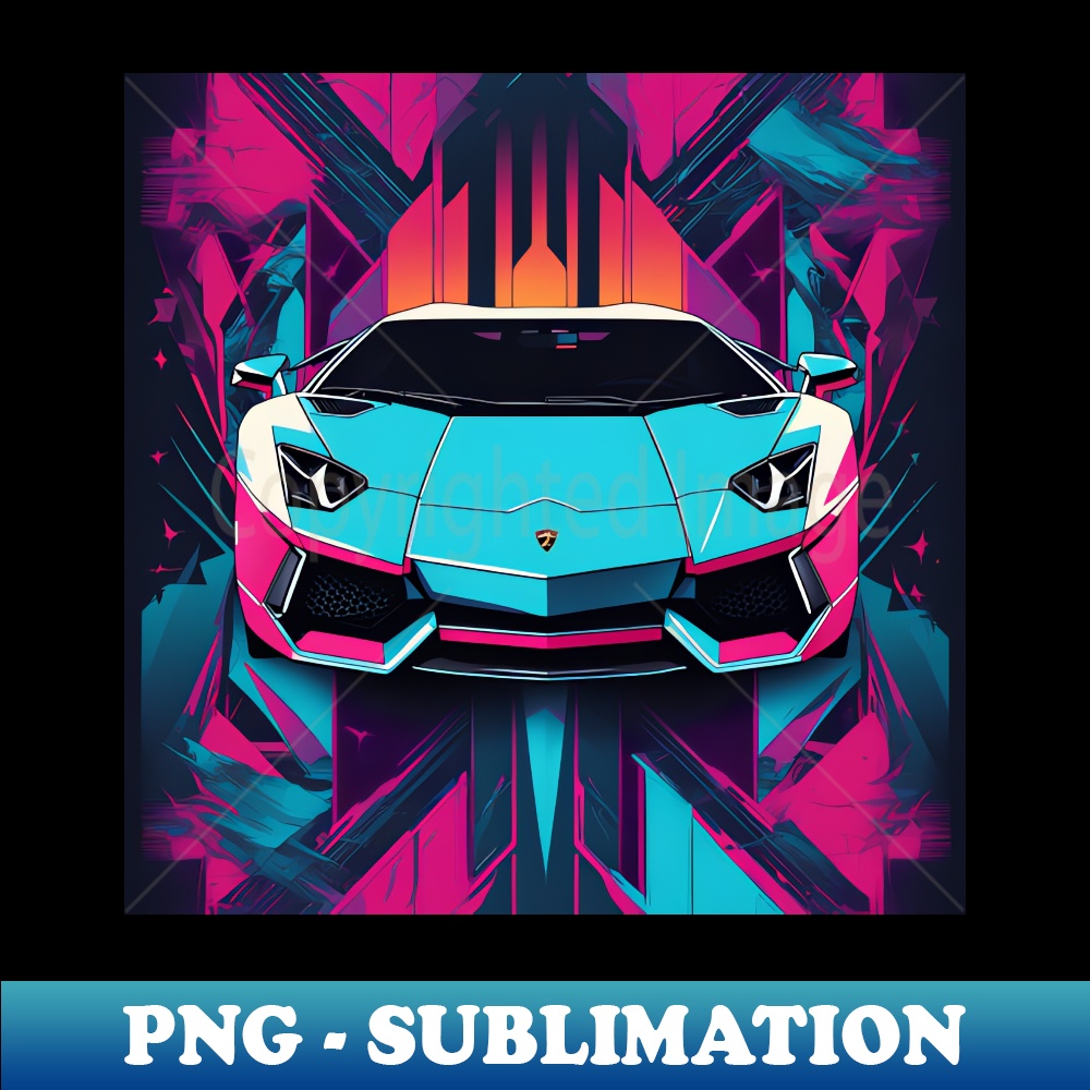 Lamborghini light blue - Aesthetic Sublimation Digital File | Inspire ...