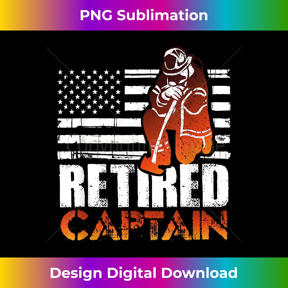 Retired American Firefighter Captain Retirement Gift - Luxe - Inspire ...