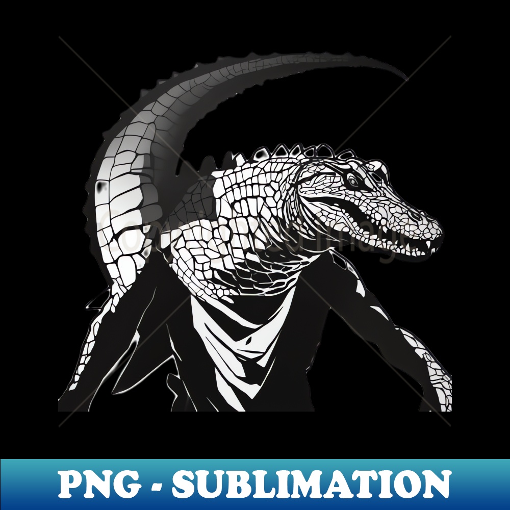 Alligator Shadow Silhouette Anime Style Collection No 97 - E | Inspire ...
