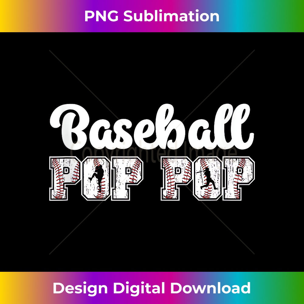 Mens Baseball Pop Pop Of A Baseball Player Pop Pop Tank Top | Inspire ...