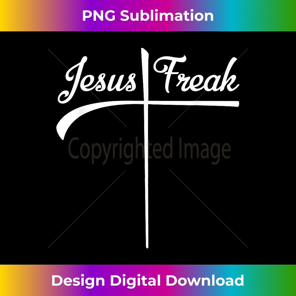 Jesus Freak (Brush Lettering) - Timeless PNG Sublimation Dow | Inspire Uplift