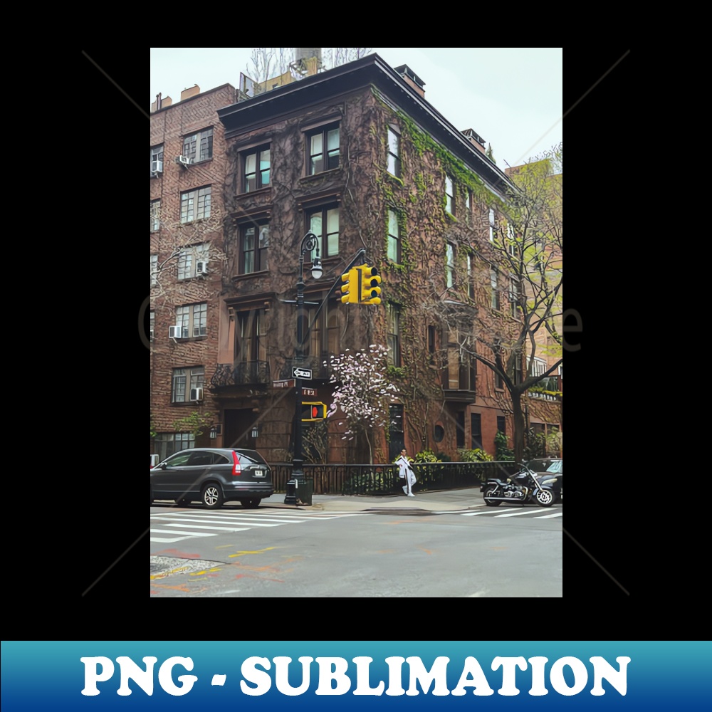 Ivy-covered building on Irving Place - Exclusive PNG Sublima | Inspire ...