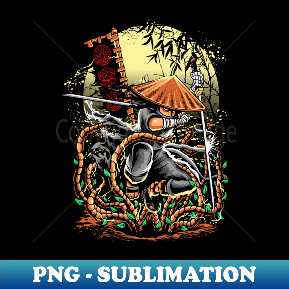 Ninja Gardener at Night - Signature Sublimation PNG File - B | Inspire ...