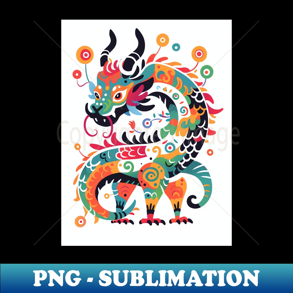 Majestic Dragon Pattern Design - Exclusive Sublimation Digit | Inspire ...