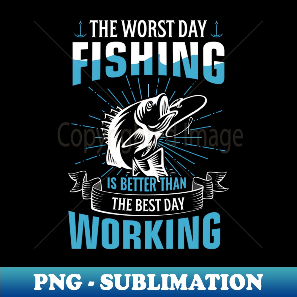 Fishing day - PNG Transparent Digital Download File for Subl | Inspire ...