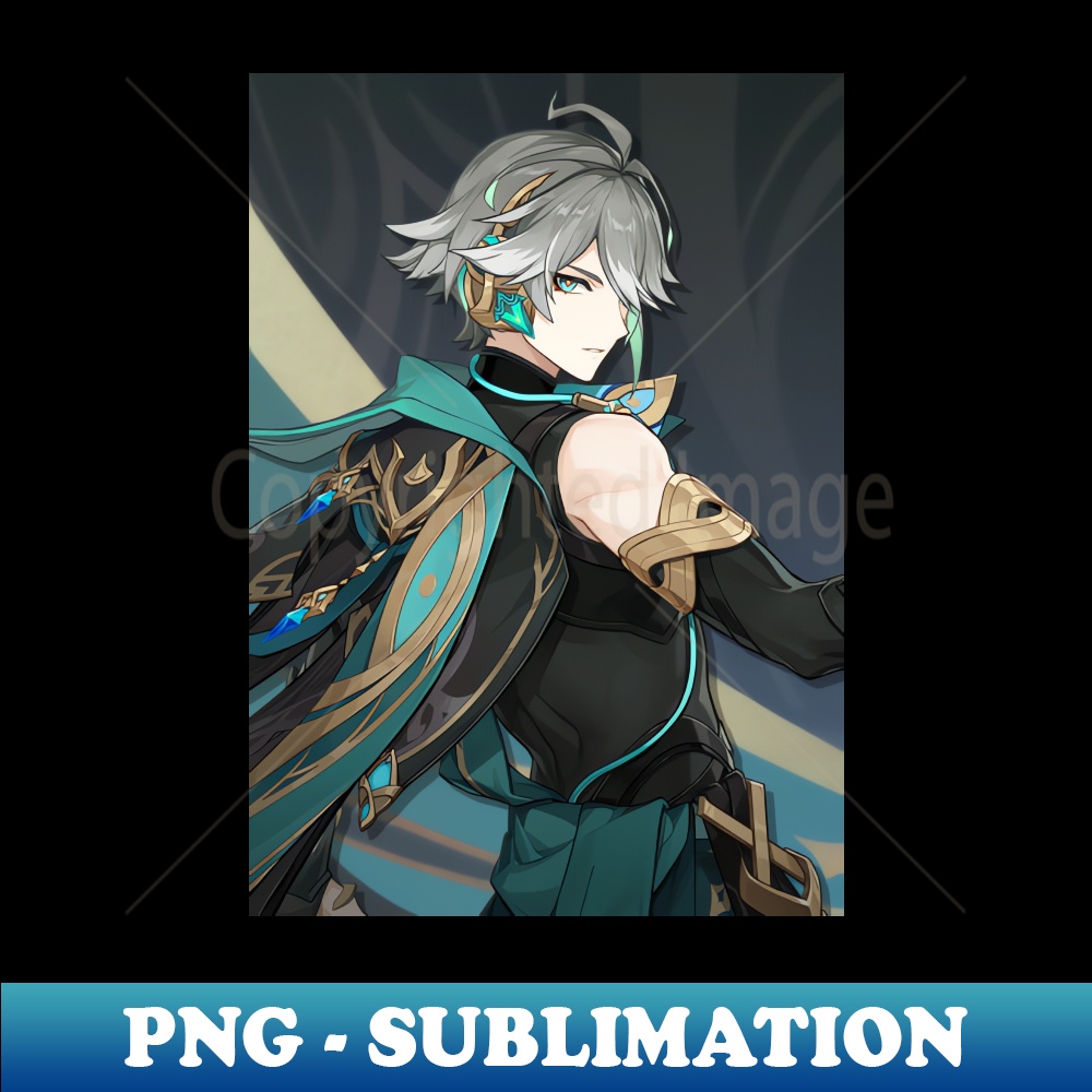 Alhaitham Genshin Impact - PNG Transparent Digital Download - Inspire ...
