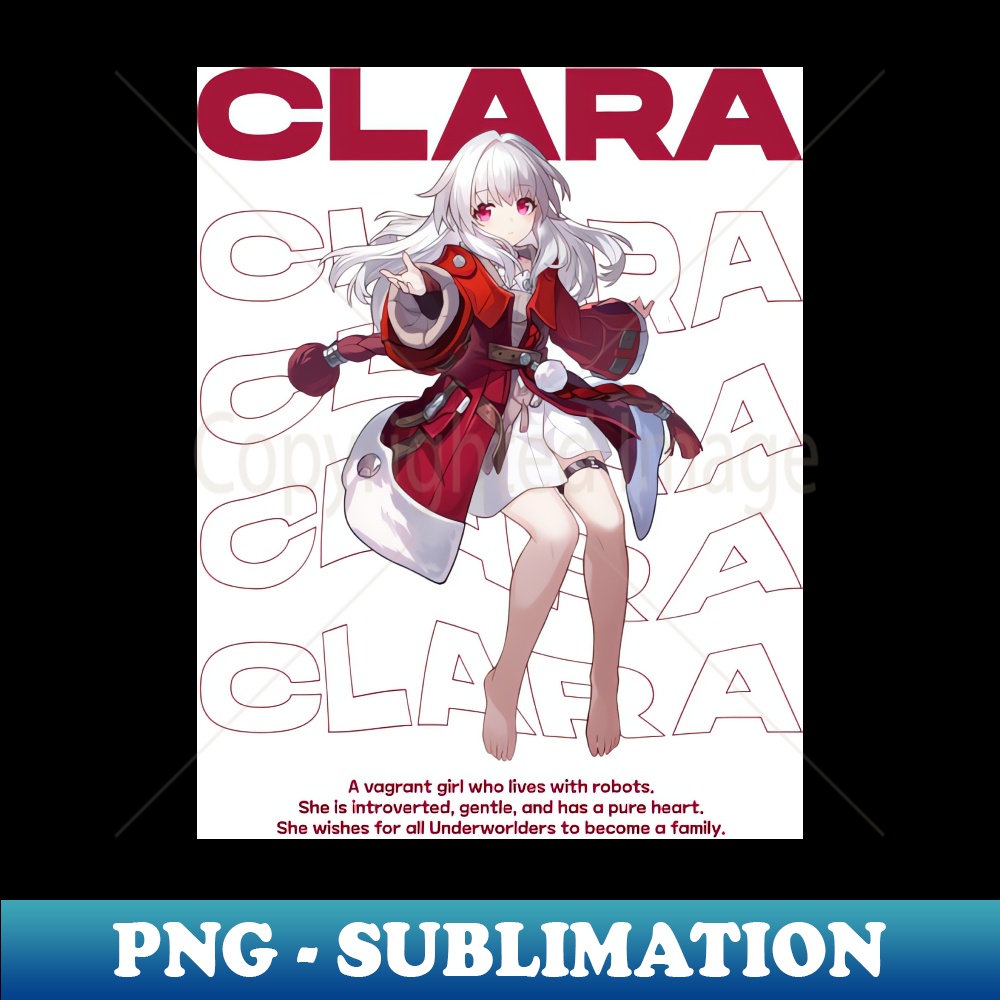 Clara Honkai Star Rail - Trendy Sublimation Digital Download | Inspire ...