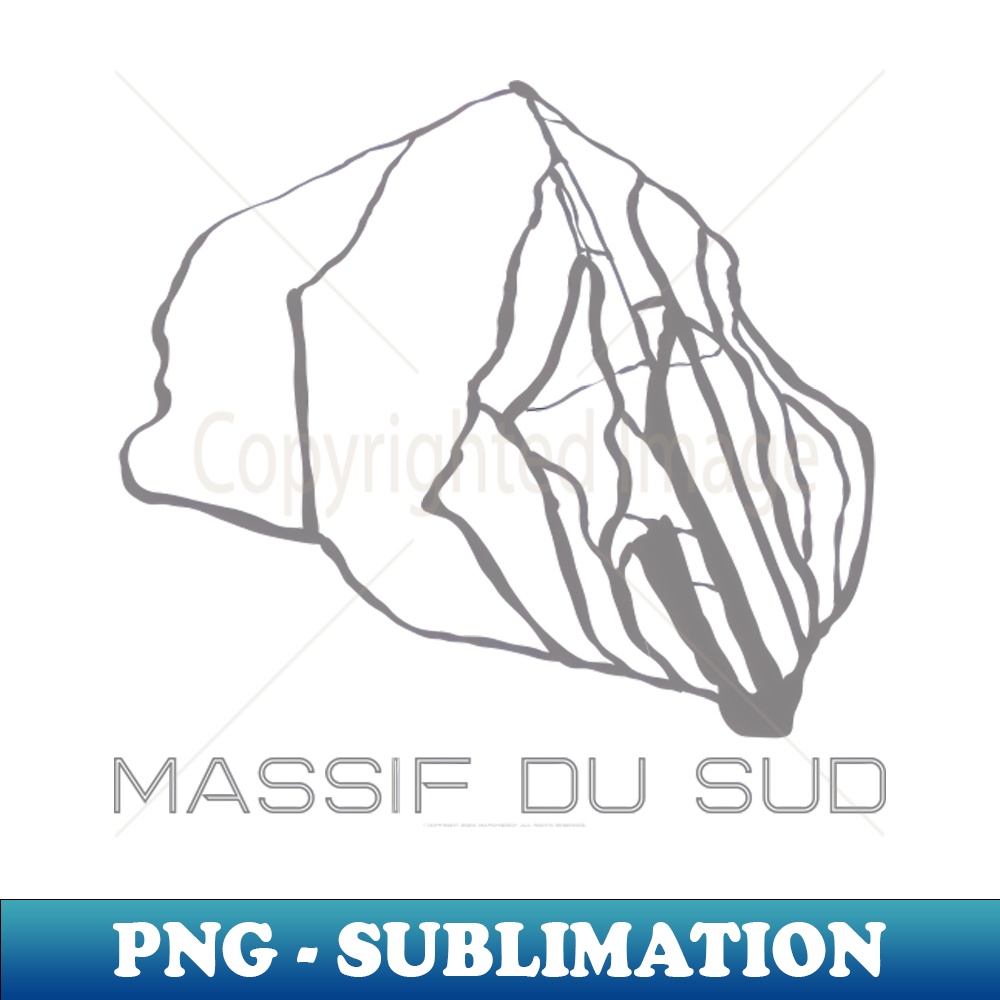 Massif de Sud Resort 3D - Modern Sublimation PNG File - Vibr | Inspire ...