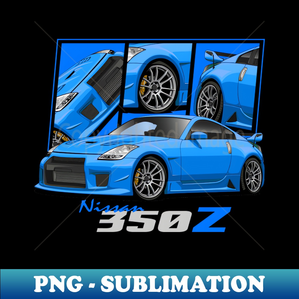 Nissan 350Z JDM Car - PNG Transparent Sublimation File - Fas | Inspire Uplift