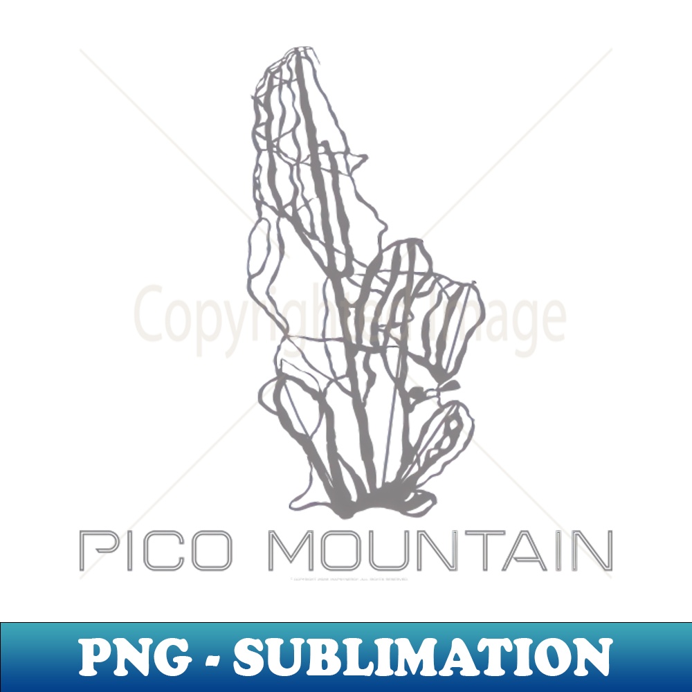 Pico Mountain Resort 3D - High-Resolution PNG Sublimation Fi | Inspire ...