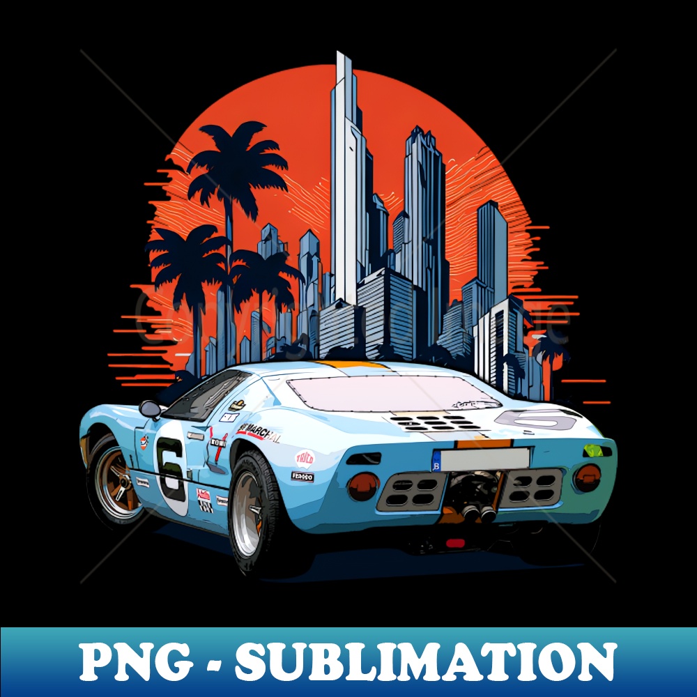 Ford GT40 Sport car city - PNG Transparent Sublimation File | Inspire ...