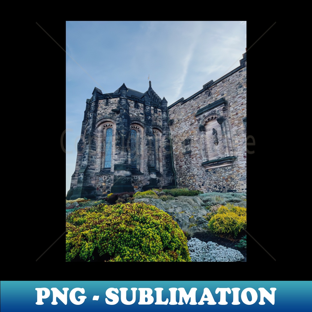 Stone turret at Edinburgh Castle - Premium PNG Sublimation F | Inspire ...