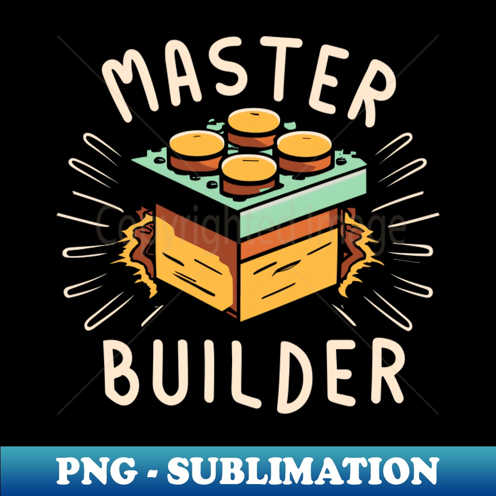 Master Builder Lego Brick Kids Design - Vintage Sublimation | Inspire ...