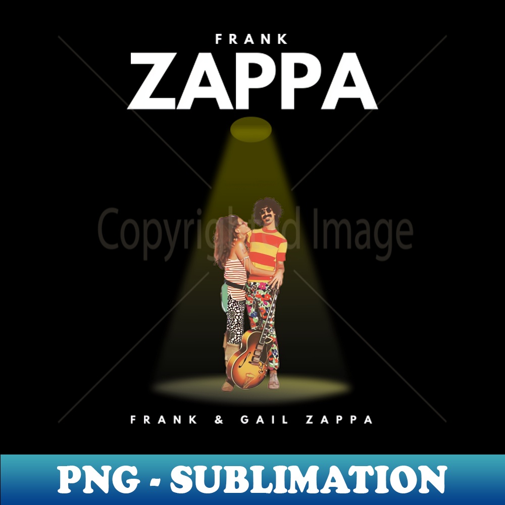 Frank Gail Zappa - Retro PNG Sublimation Digital Download - | Inspire ...