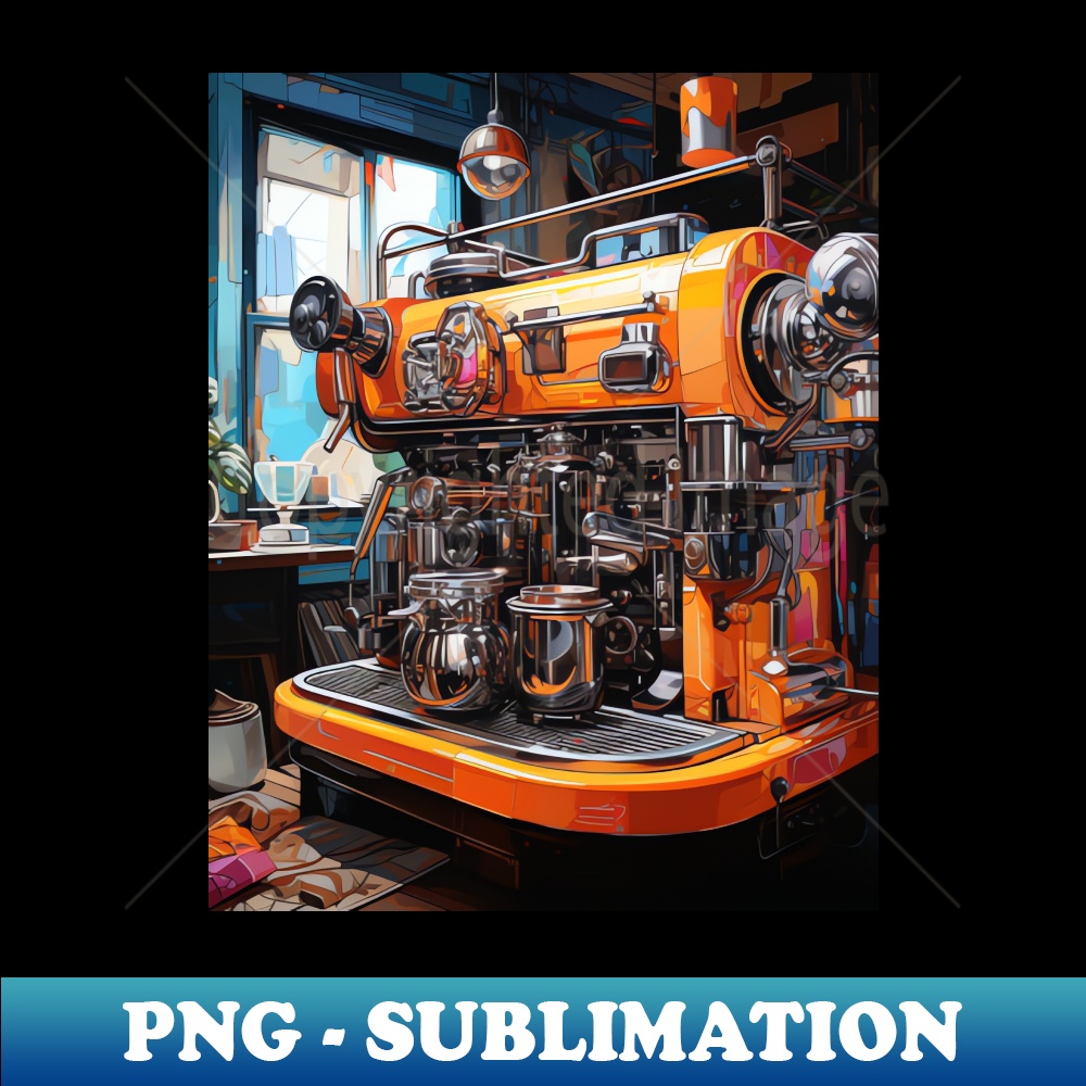 Coffee Machine - Artistic Sublimation Digital File - Bring Y | Inspire ...