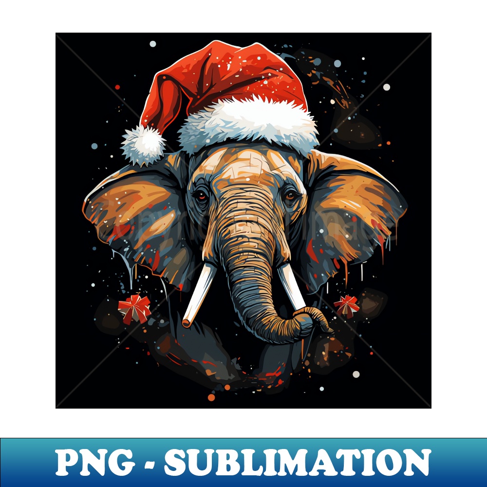 Picture of Elephant dressed as Santa Claus - Professional Su | Inspire ...