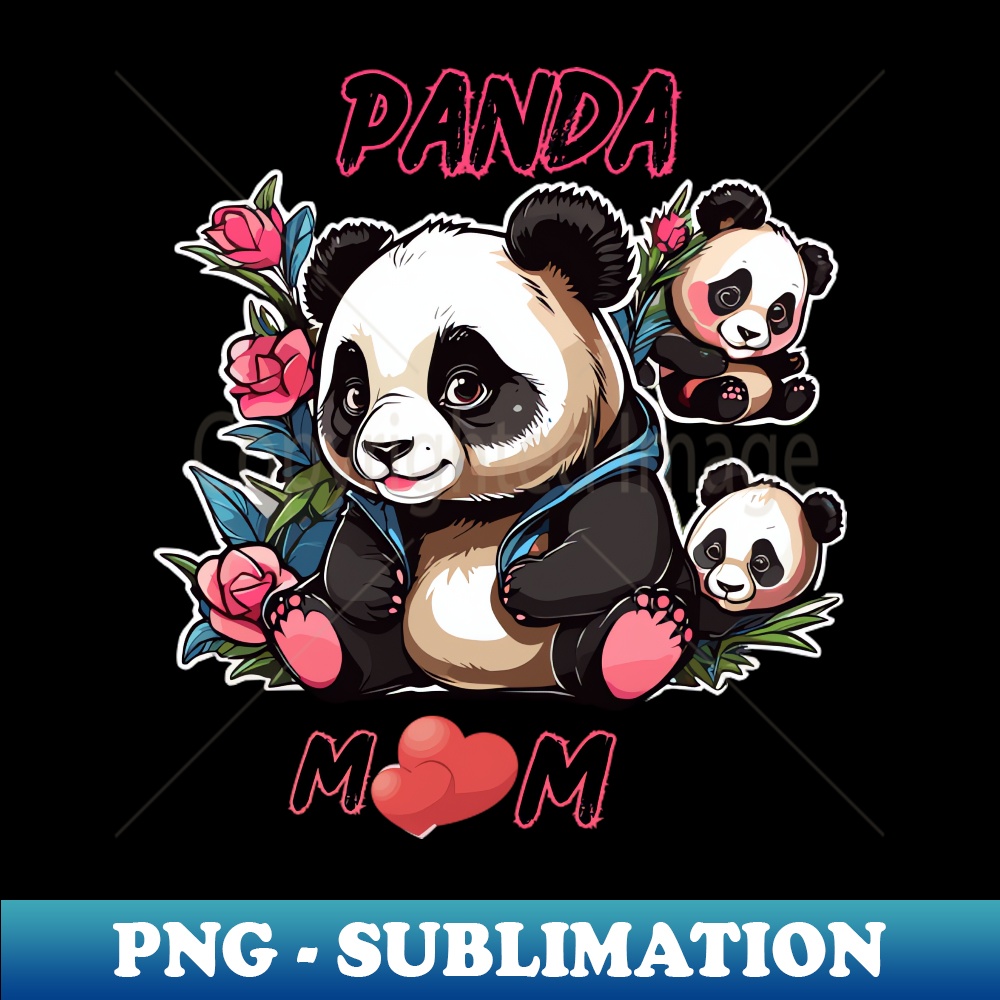 Cute panda mom with baby panda - Special Edition Sublimation - Inspire ...