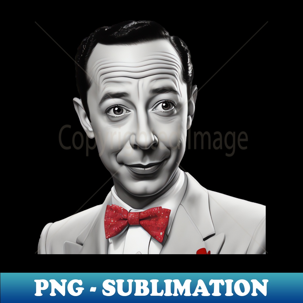 Portrait Pee Wee Herman - Professional Sublimation Digital D | Inspire ...