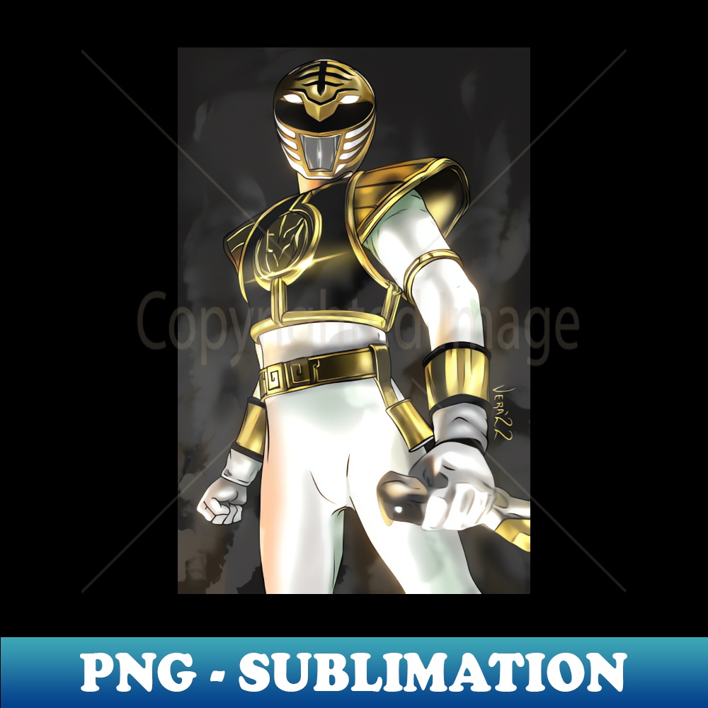 white ranger - PNG Transparent Sublimation File - Perfect fo | Inspire ...