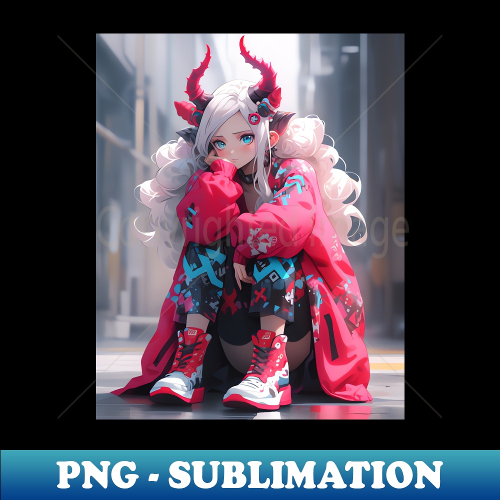 A Demon girl from hell - Exclusive Sublimation Digital File | Inspire ...