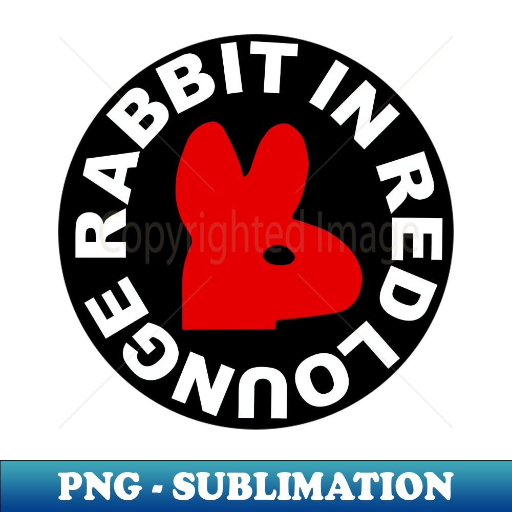 Rabbit In Red Lounge - Stylish Sublimation Digital Download | Inspire ...