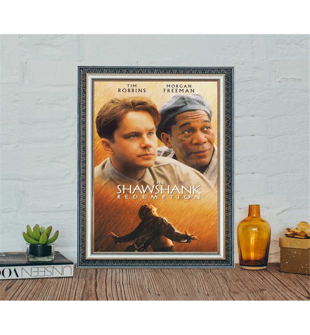 The Shawshank Redemption Movie Poster, Tim Robbins Classic | Inspire Uplift