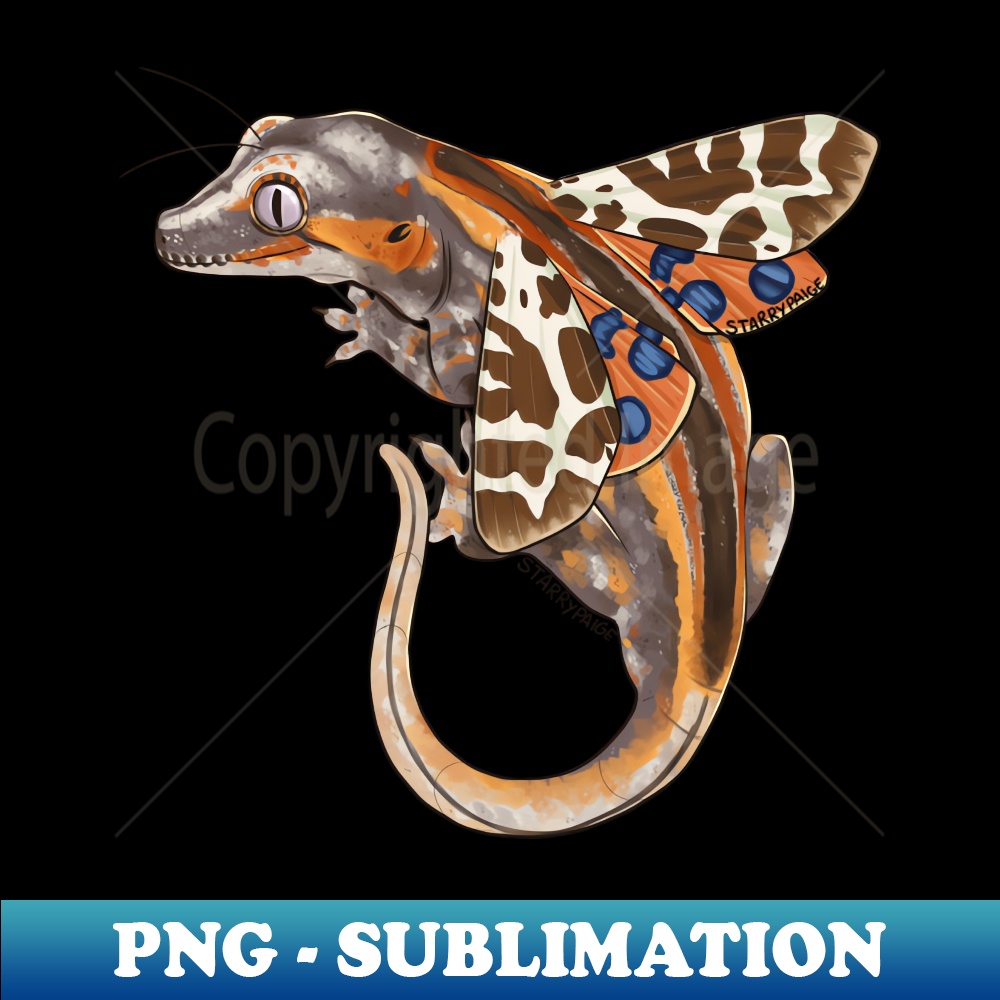 Fairy Gargoyle Gecko with Garden Moth Wings - Signature Subl - Inspire ...