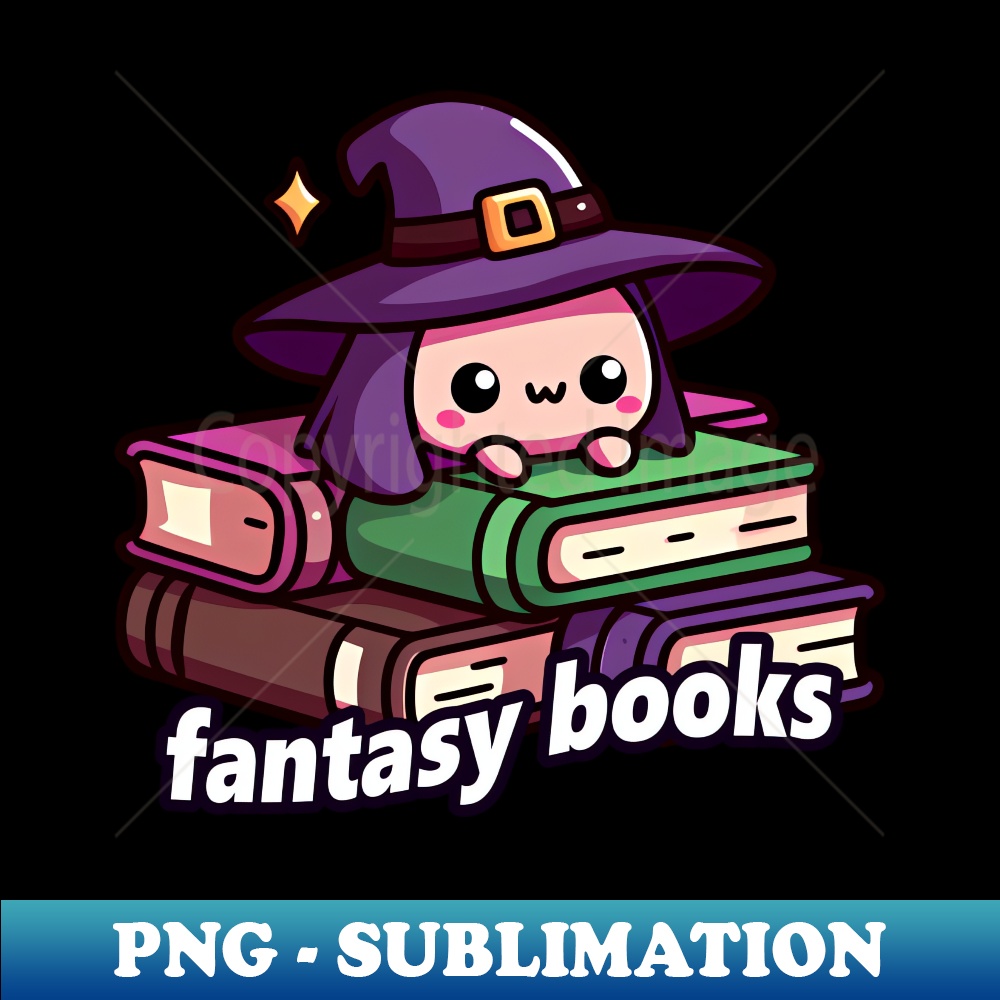 Fantasy book - book set - Instant PNG Sublimation Download - | Inspire ...
