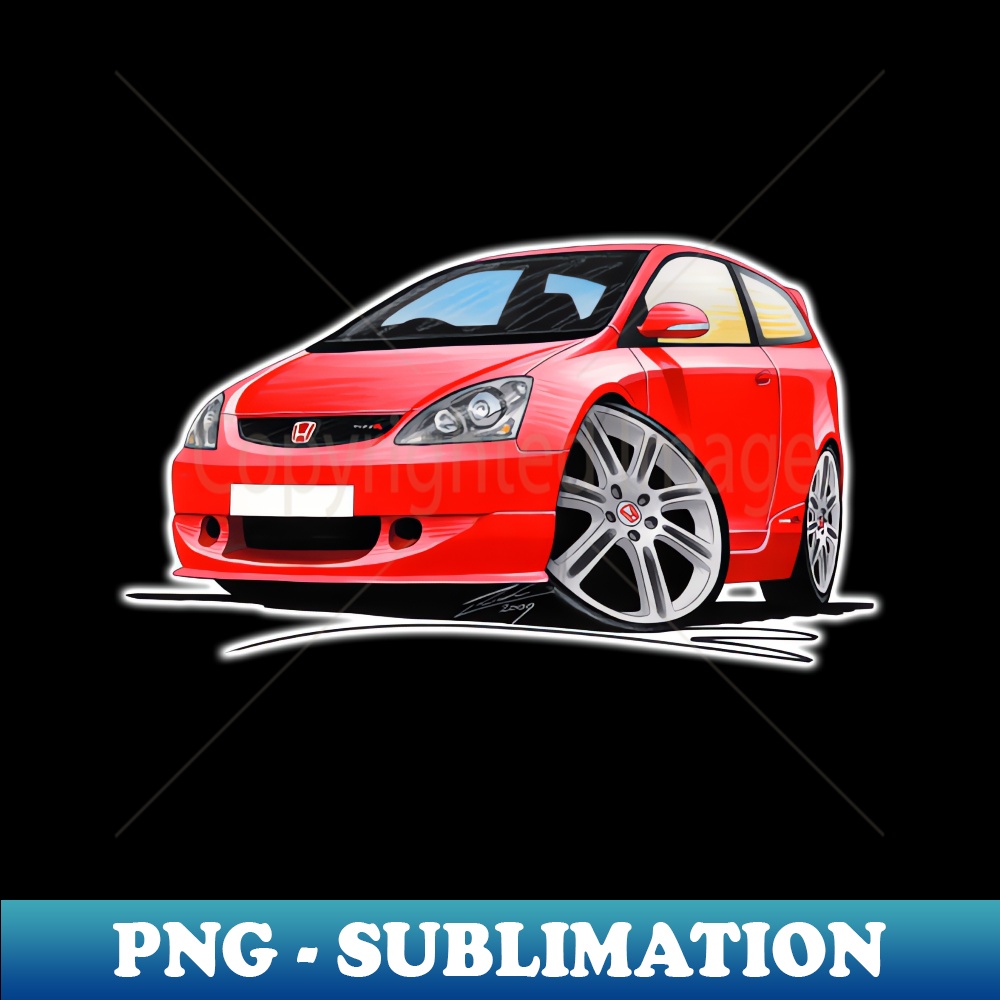 Honda Civic Type-R EP3 Red - Professional Sublimation Digita | Inspire ...