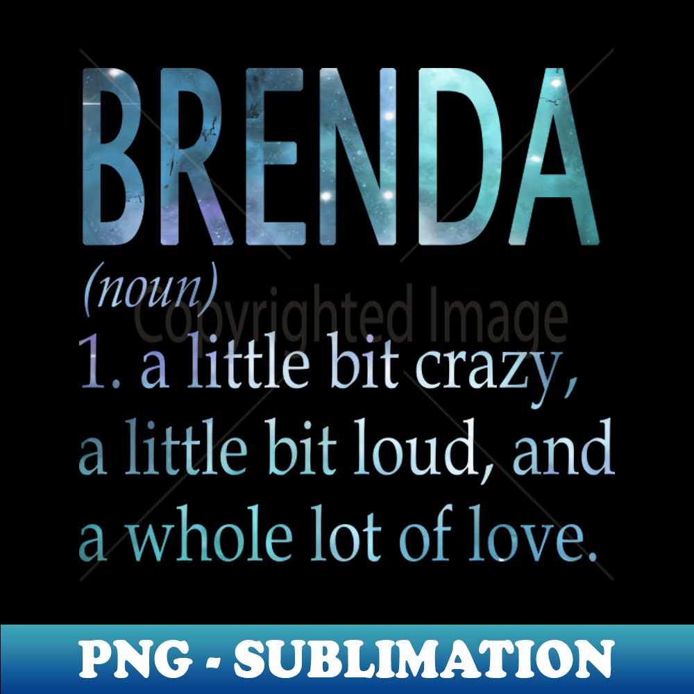 Brenda - PNG Transparent Sublimation File - Vibrant and Eye- | Inspire ...