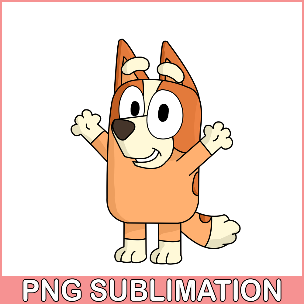 Bingo Smiling PNG Bingo Bluey PNG Bluey Characters PNG | Inspire Uplift