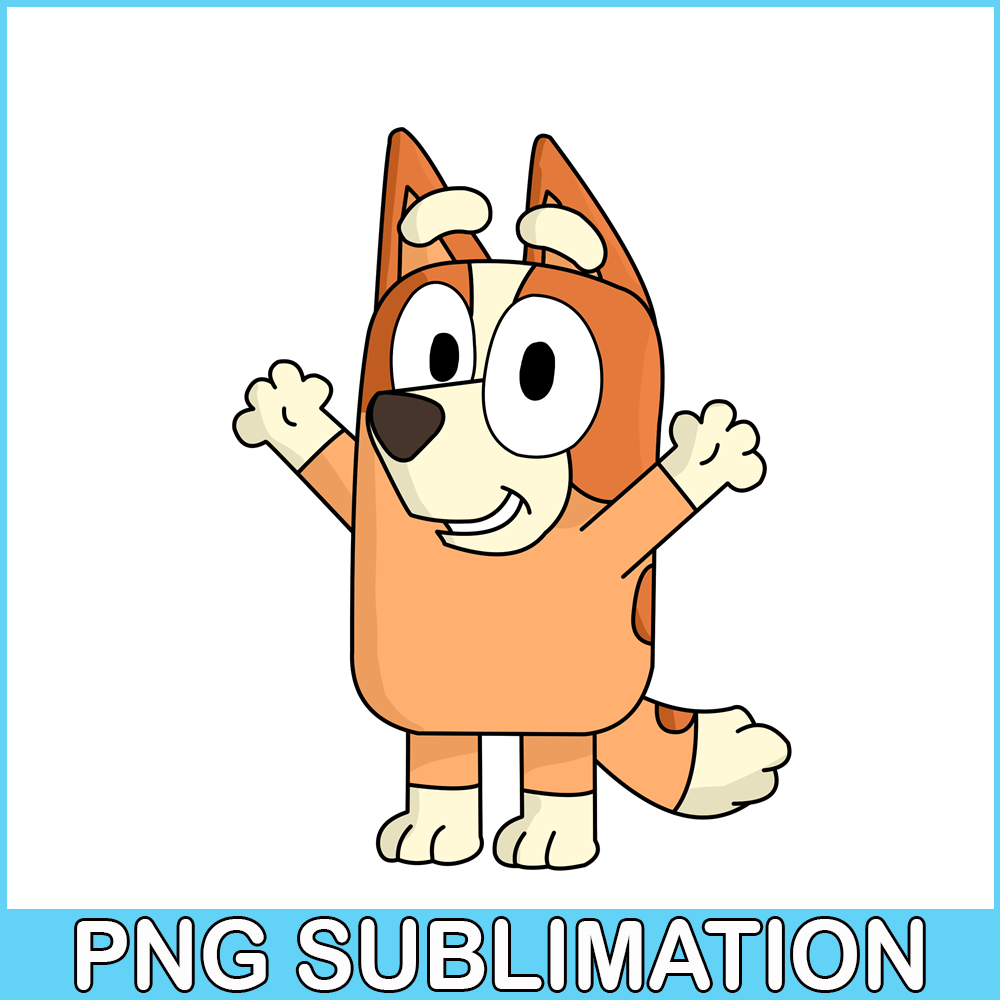 Bingo Smiling PNG Bingo Bluey PNG Bluey Characters PNG | Inspire Uplift