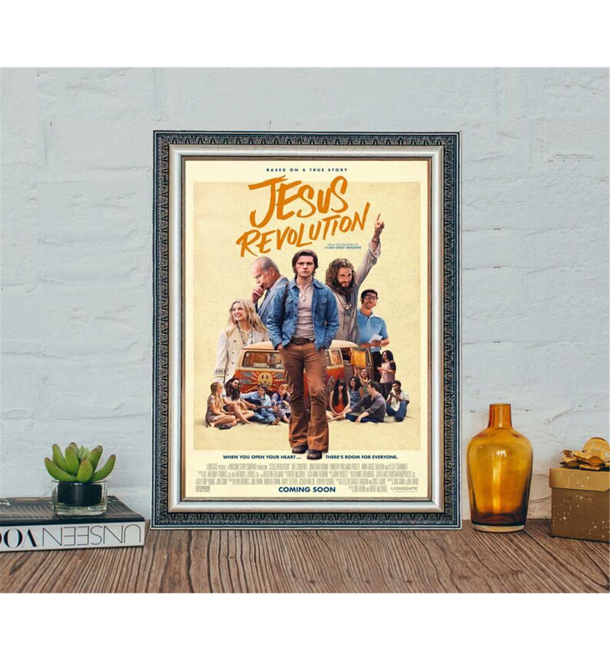 Jesus Revolution (2023) Movie Poster, Jesus Revolution Movie - Inspire ...