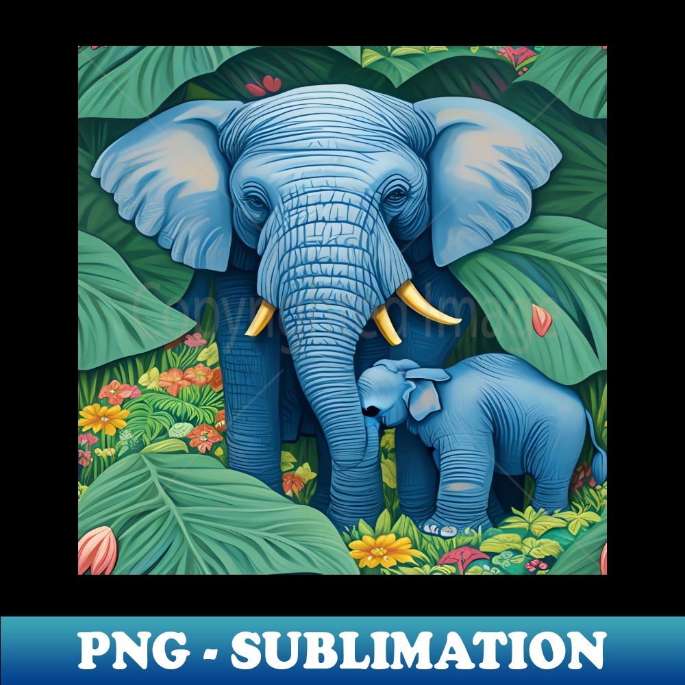 Cute Elephant Pattern - Signature Sublimation PNG File - Cap | Inspire ...