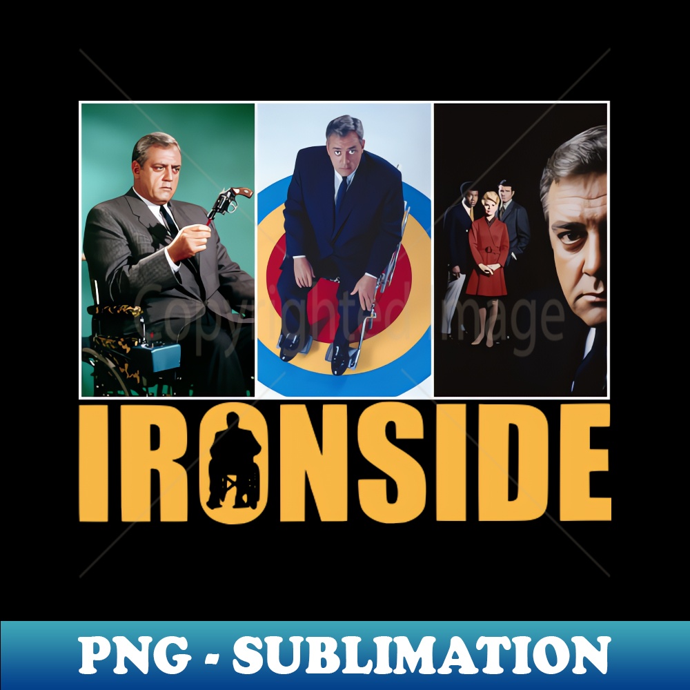 Ironside - Raymond Burr - 60s Cop Show - Artistic Sublimatio | Inspire ...