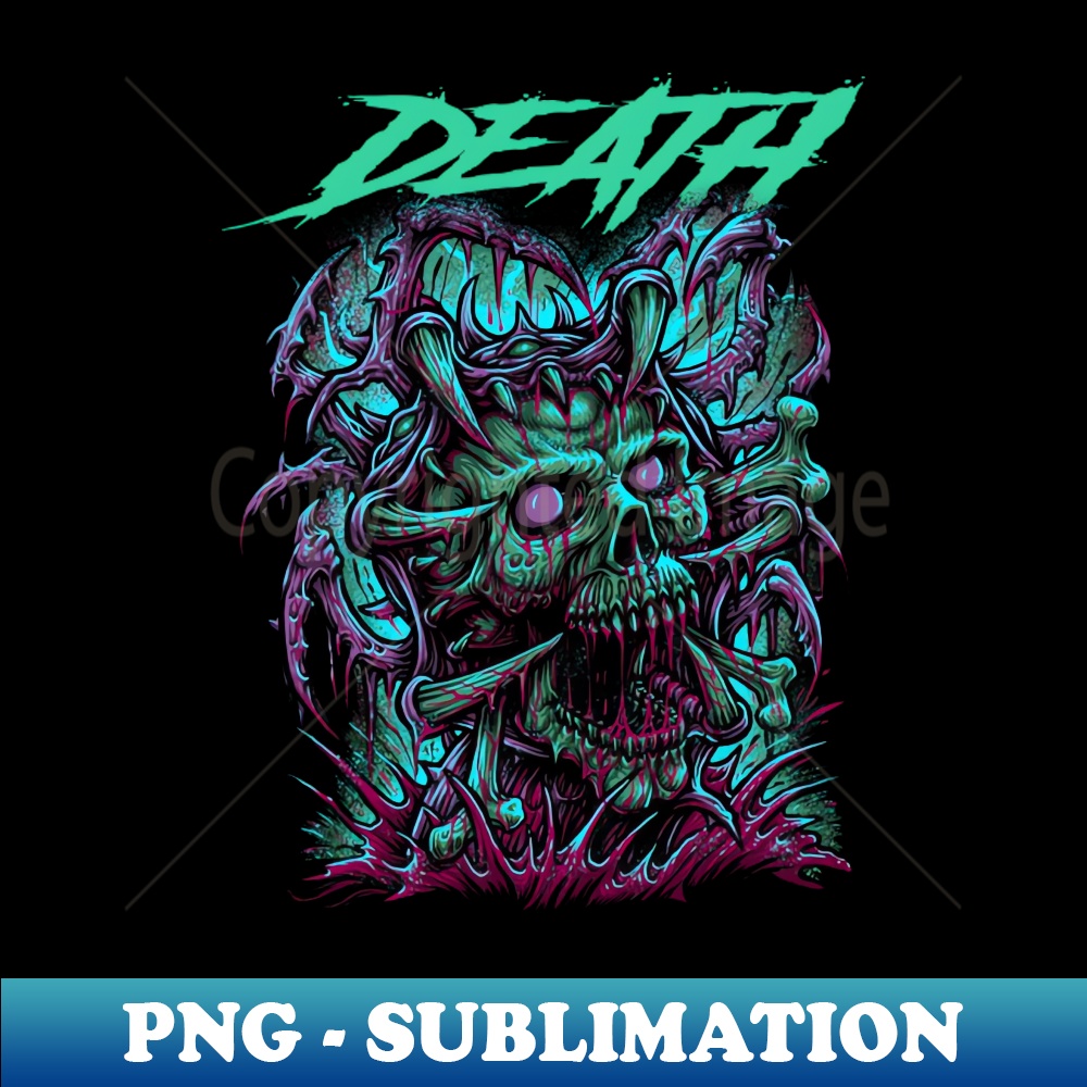 DEATH BAND - PNG Transparent Sublimation File - Unleash Your | Inspire ...