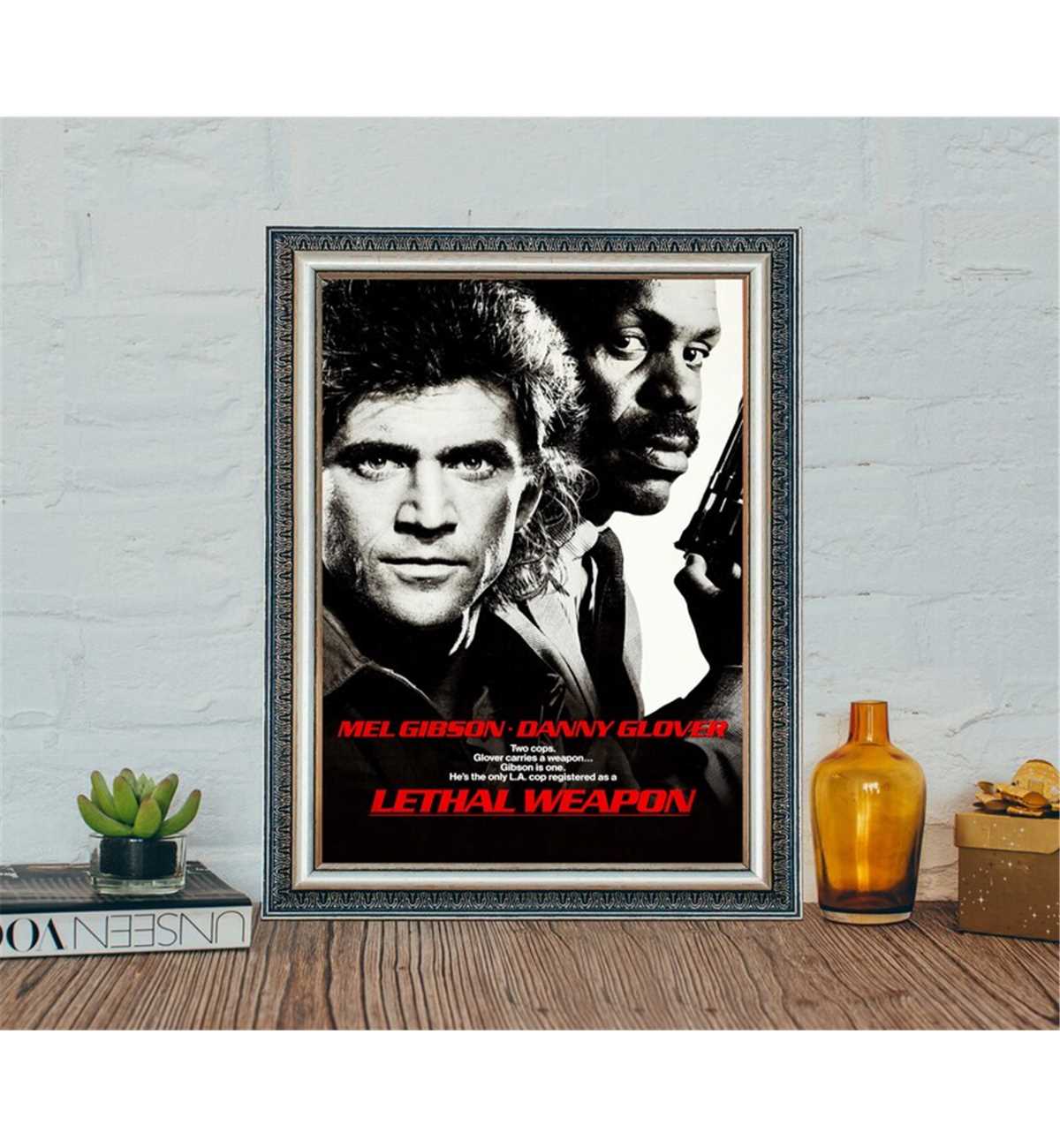 Lethal Weapon (1987) Movie Poster, Lethal Weapon Classic | Inspire Uplift