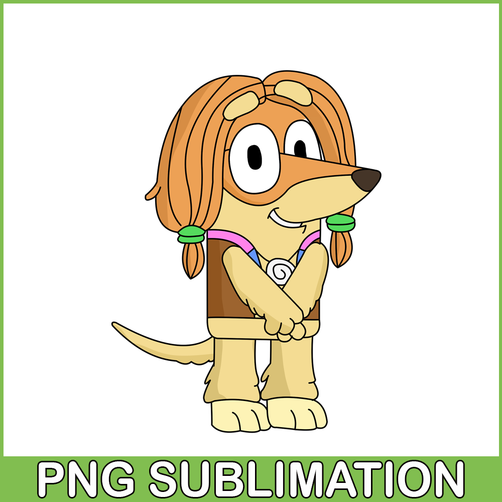 Lovely Indy PNG Indy Bluey PNG Bluey Characters PNG | Inspire Uplift