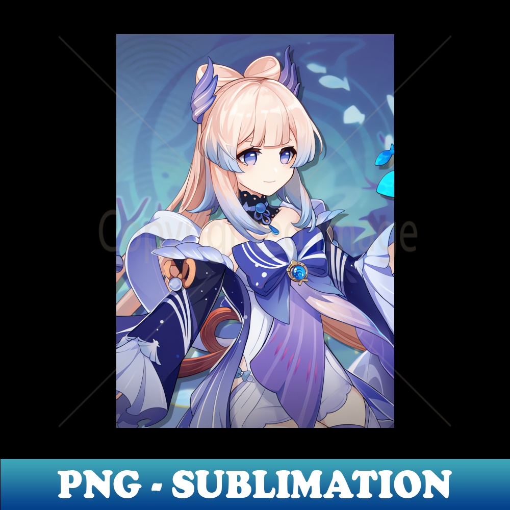 Kokomi Genshin Impact - PNG Transparent Digital Download Fil | Inspire ...
