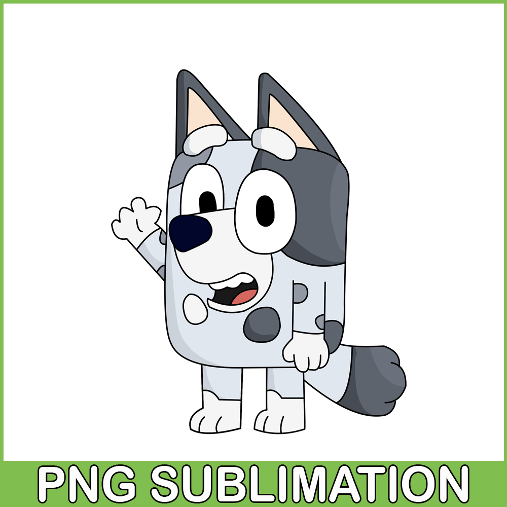 Lovely Muffin PNG Muffin Bluey PNG Bluey Characters PNG | Inspire Uplift